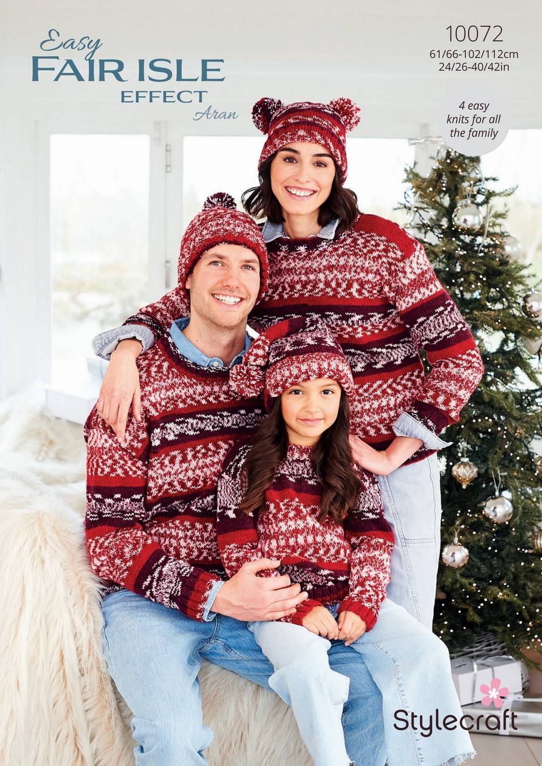 Stylecraft Easy Fair Isle Effect - Sweater & Hat (10072) — Sconch Yarn Shop