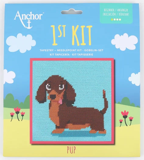 Anchor 1st Kit - Pup (Tapestry Needlepoint Kit) — Sconch Yarn Shop