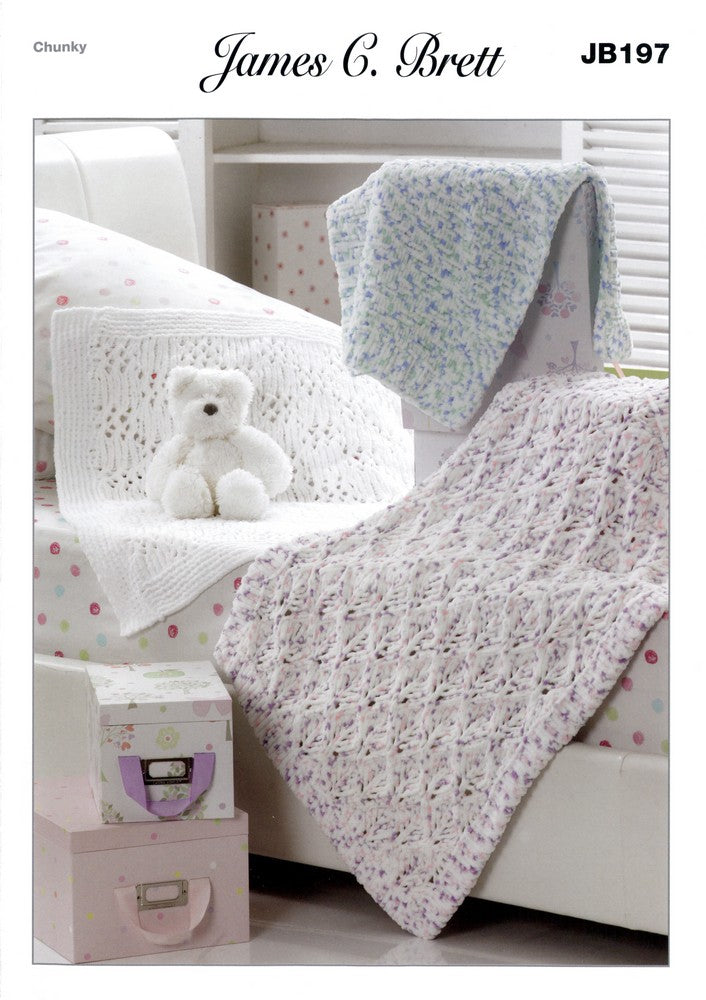 James C. Brett Flutterby Chunky - Blankets (JB197) — Sconch Yarn Shop