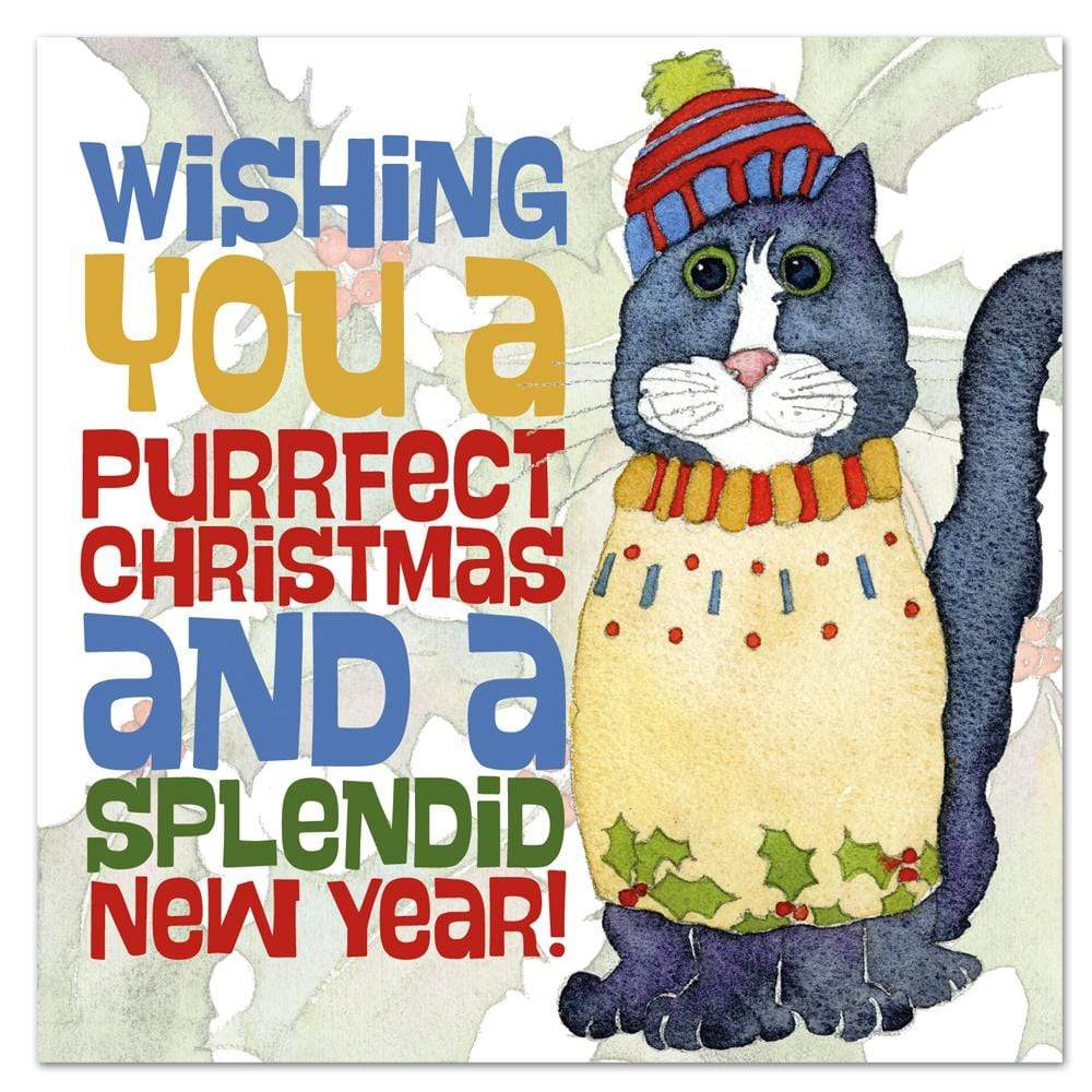 Emma Ball - Greetings Cards (6 Pack) - Purrfect Christmas — Sconch Yarn ...